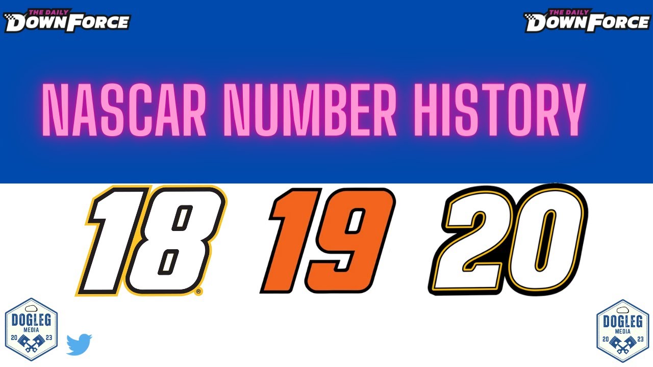 NASCAR Number History: 18-20 - YouTube
