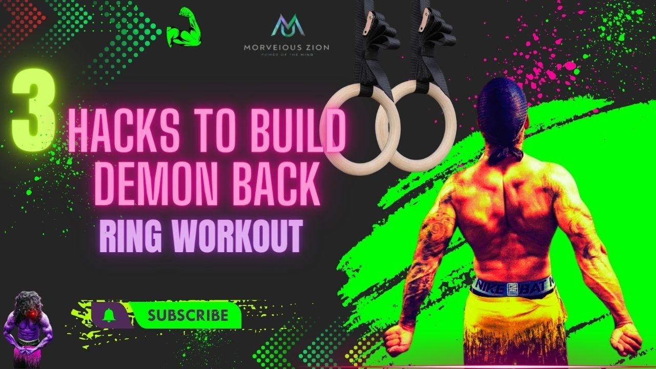 3 Hacks to Build Demon Back Ring Workout - YouTube