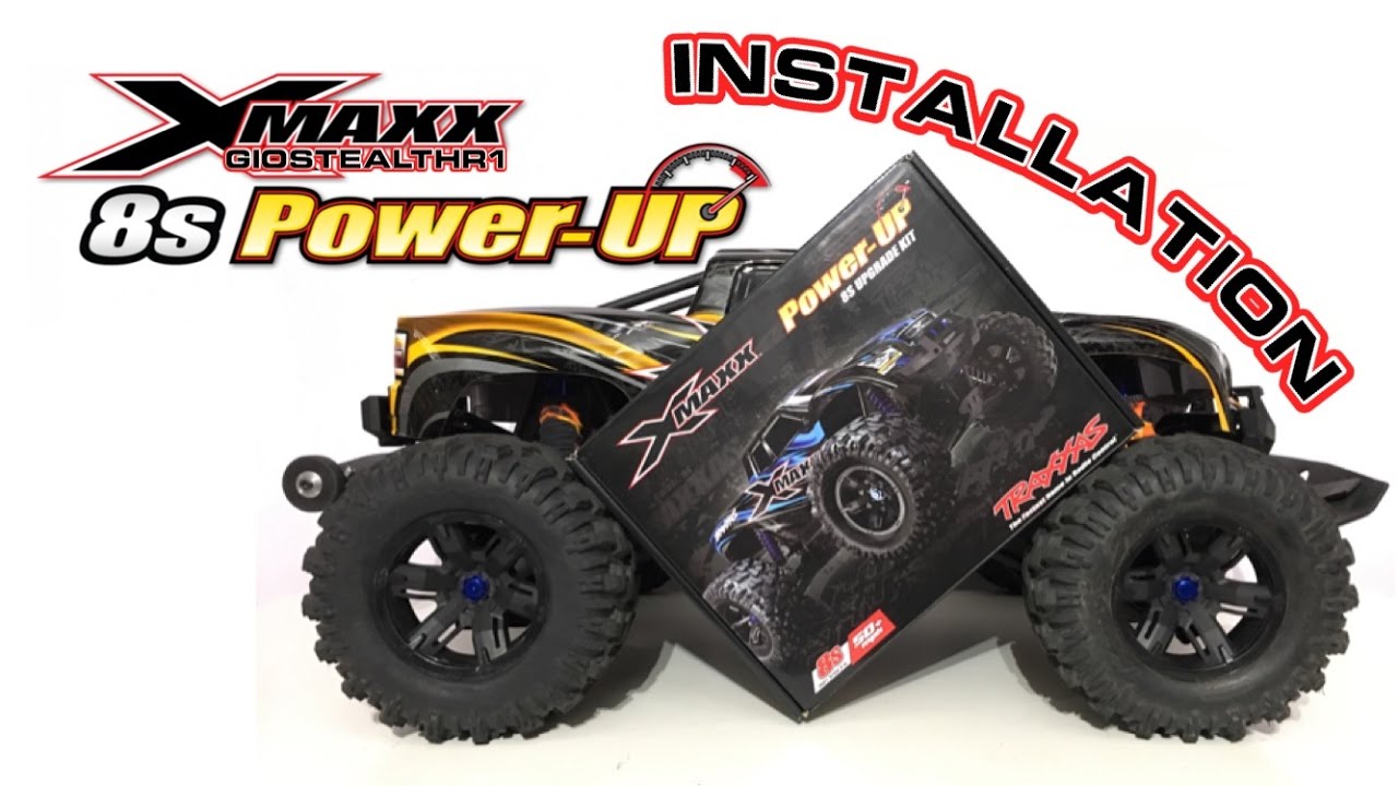 INSTALLATION TRAXXAS X-MAXX POWER-UP 8S - YouTube