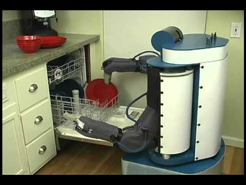 PR1 Robot Unloads a Dishwasher.flv - YouTube