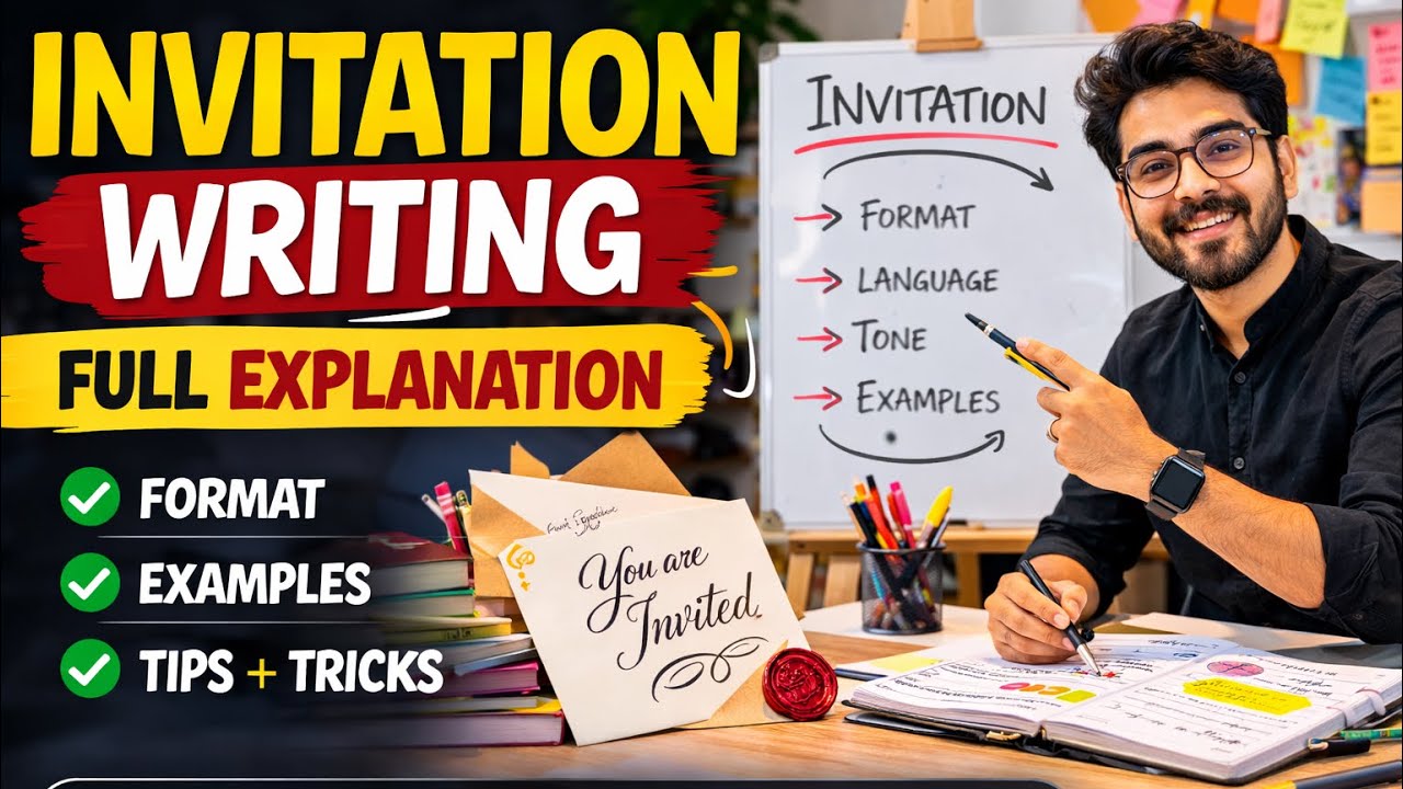 Invitation Writing Class 12 English | Format, Examples & Replies (Full ...