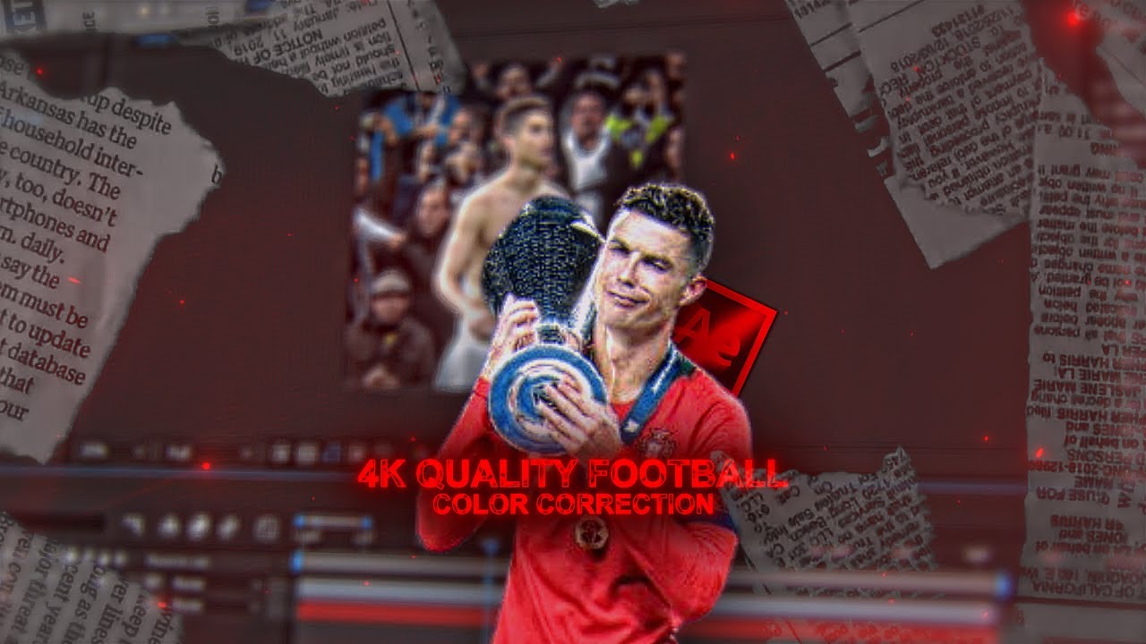 How to Make 4K Quality Football CC | After Effects Tutorial - YouTube