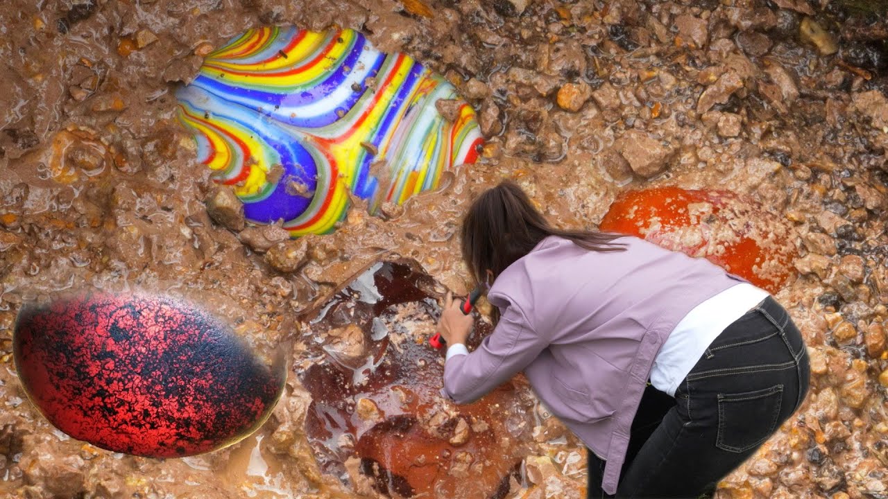 The magical girl pried open a stone crevice and unexpectedly discovered ...