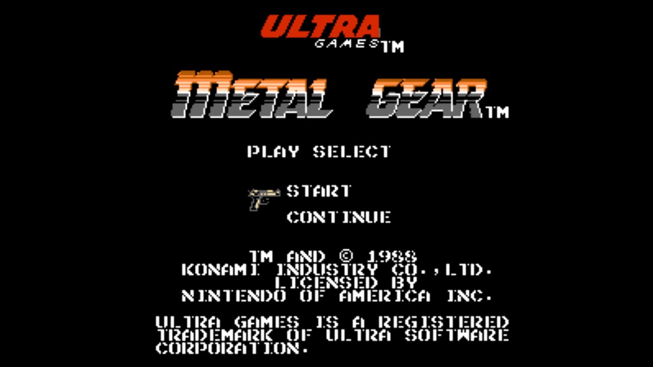 The Best of Retro VGM #811 - Metal Gear (NES/Famicom) - Jungle ...