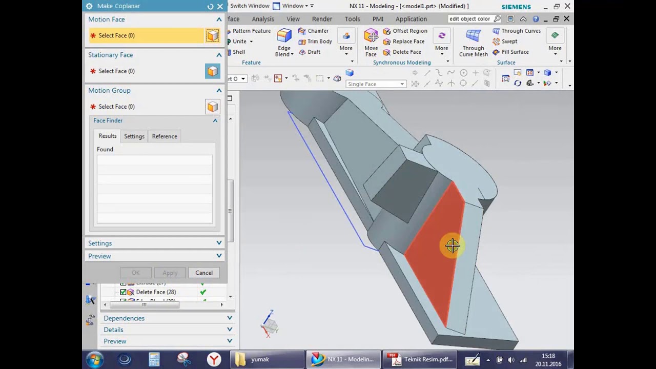 0364 NX11 MODELLEME - YouTube