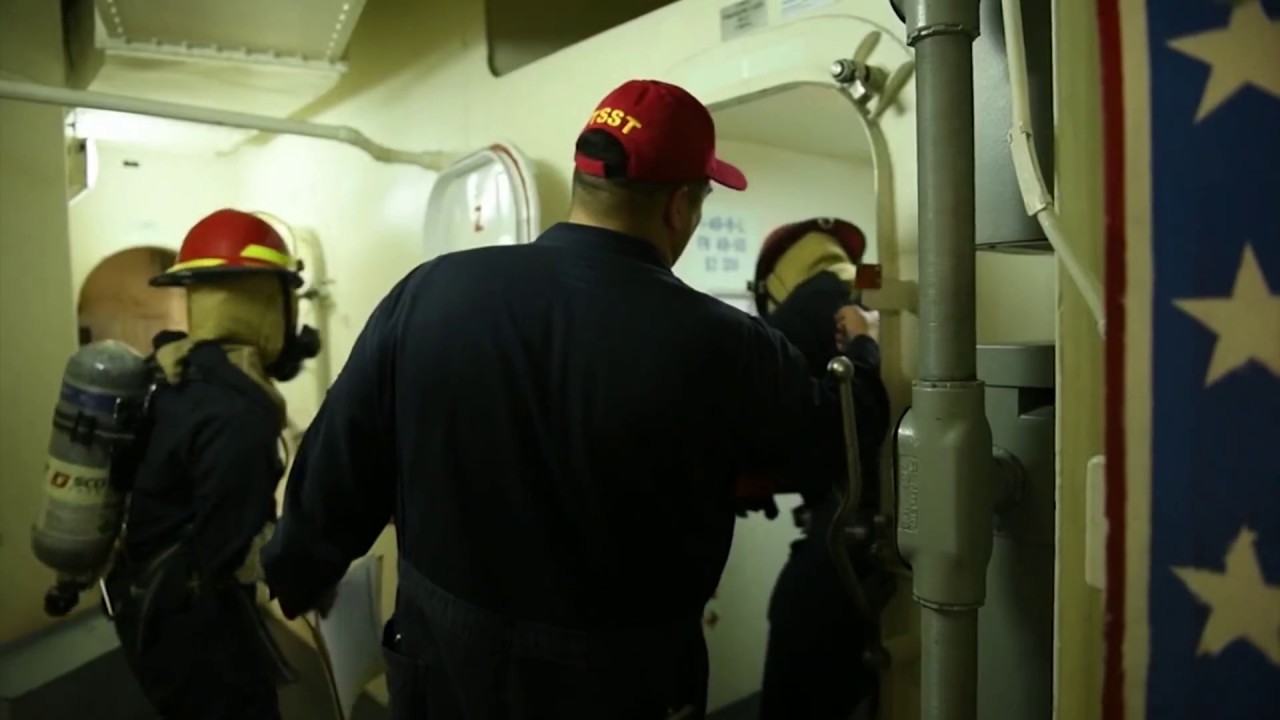 USS America conducts a total ship survivability drill. - YouTube