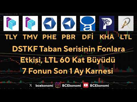 DSTKF Taban Serisi Fonlara Etkisi, LTL 60 Kat Büyüdü | Son 1 Ay Karnesi TLY TMV PHE PBR DFI KHA LTL
