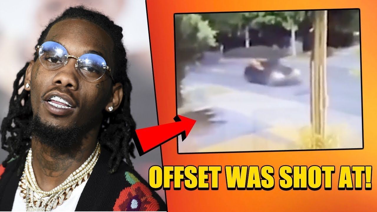 OFFSET CAUGHT IN A DRIVE-BY SHOOTING! SURVEILLANCE VIDEO LEAKED ...