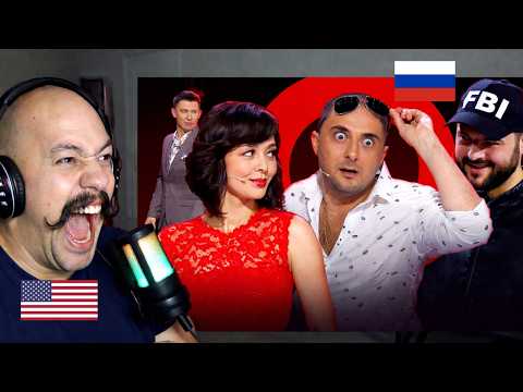 American reacts Камеди Клаб Витя Альварес Карибидис Кравец Аверин Матуа Сорокин Батрутдинов Скороход