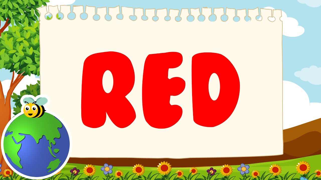RED COLOR I COLORS FOR YOUR KIDS - YouTube