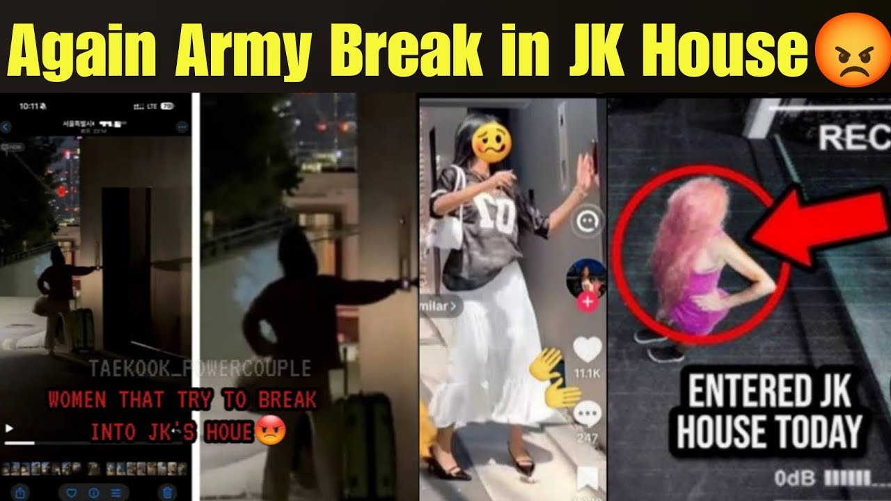 Again Japanese Saesang Attack At JK House 😡 BTS JK Attacked at House by ...