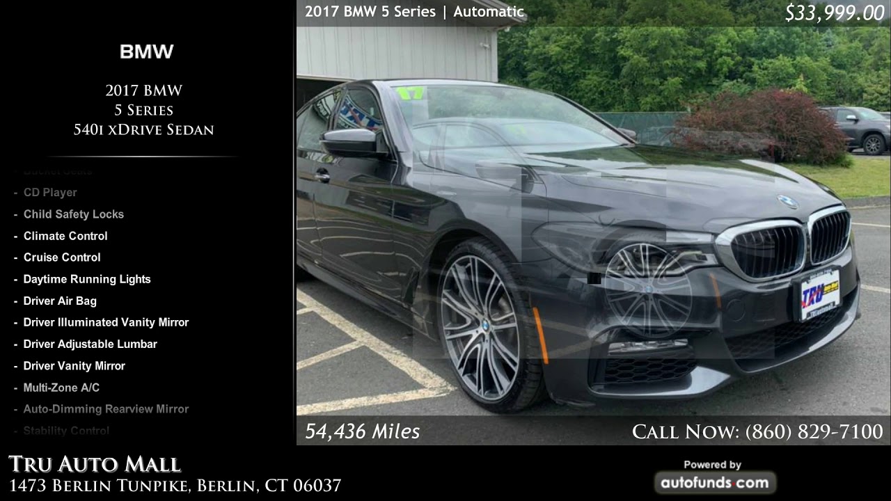 Used 2017 BMW 5 Series | Tru LLC DBA Tru Auto Mall, Berlin, CT - YouTube