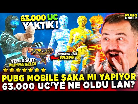 PUBG MOBİLE ŞAKA MI YAPIYOR 😡 63.000 UC'YE NE OLDU LAN? - YENİ MUMYA UZİ SANDIK AÇILIMI