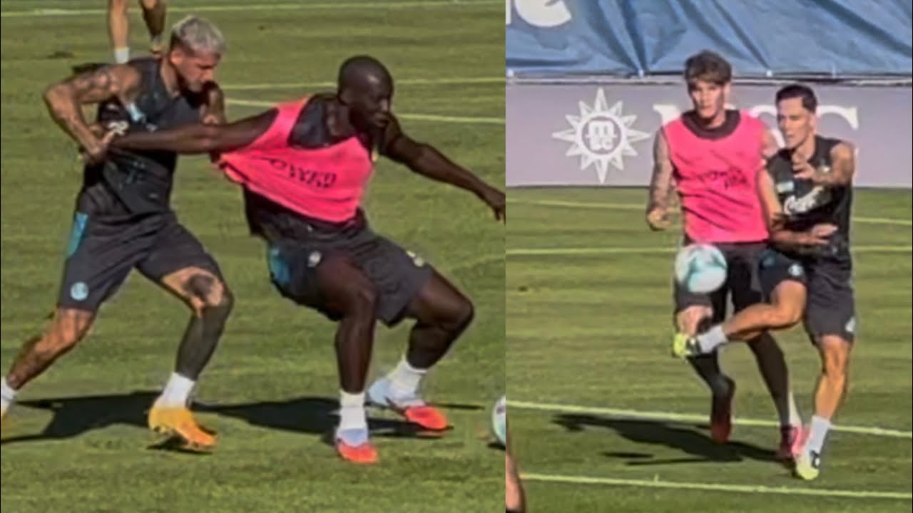 MAZZOCCHI 🆚 LUKAKU, tacco al volo di RASPADORI e tunnel di SPINA ...
