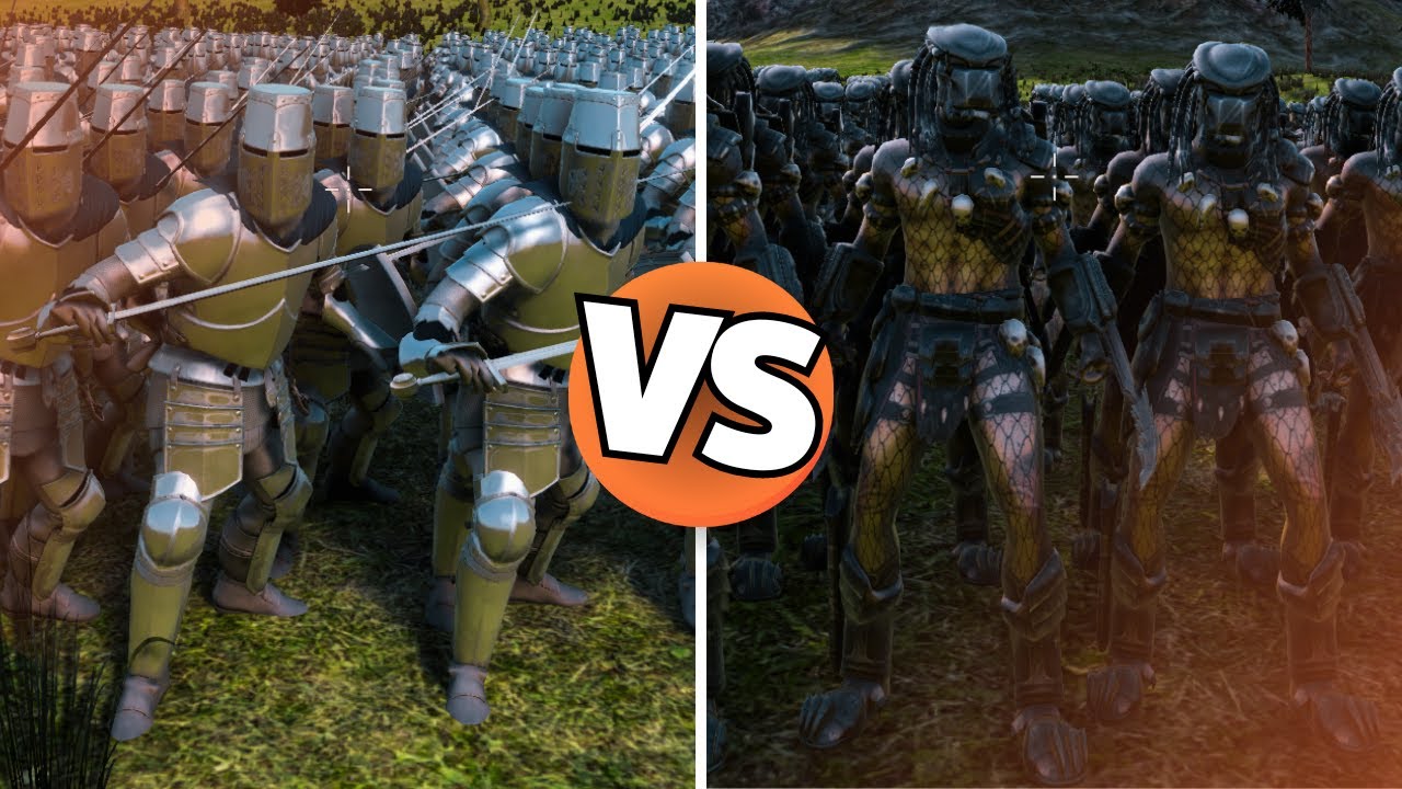 5000 HEAVY KNIGHT VS 1000 PREDATOR - YouTube
