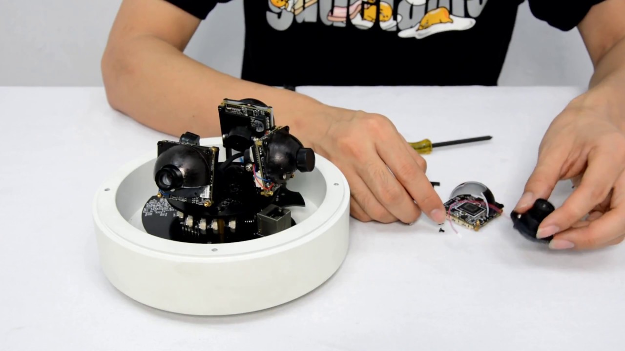 How to Change 8mm/12mm/16mm Lens on Multi sensor IP Camera Fast & Easy ...