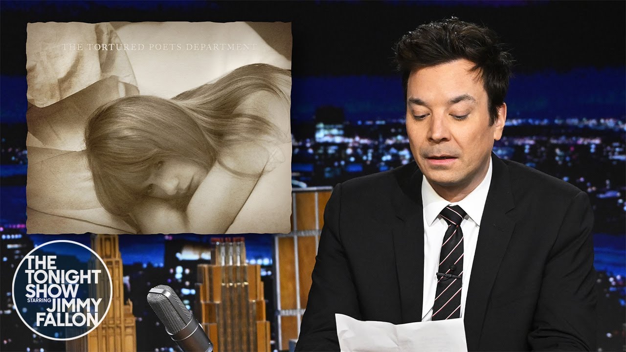 Jimmy Reads Poems Inspired by Taylor Swift's The Tortured Poets ...