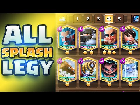 I Didn't Know This!? - All Splash Legendary in Clash Royale - YouTube
