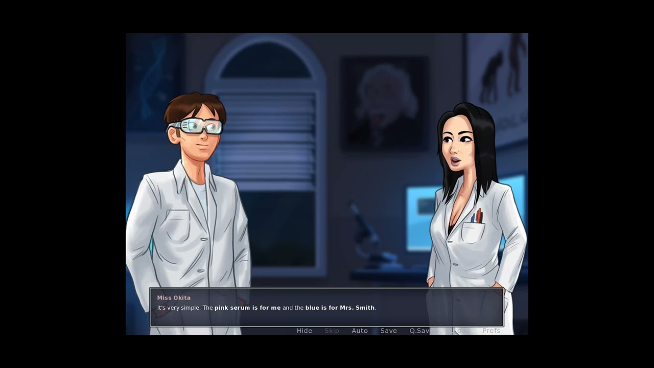 Summertime Saga - Miss Okita- Serum part - YouTube
