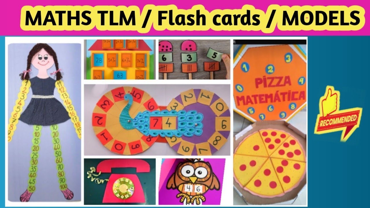 TLM Ideas for Primary school/ Maths/ Educational material - YouTube