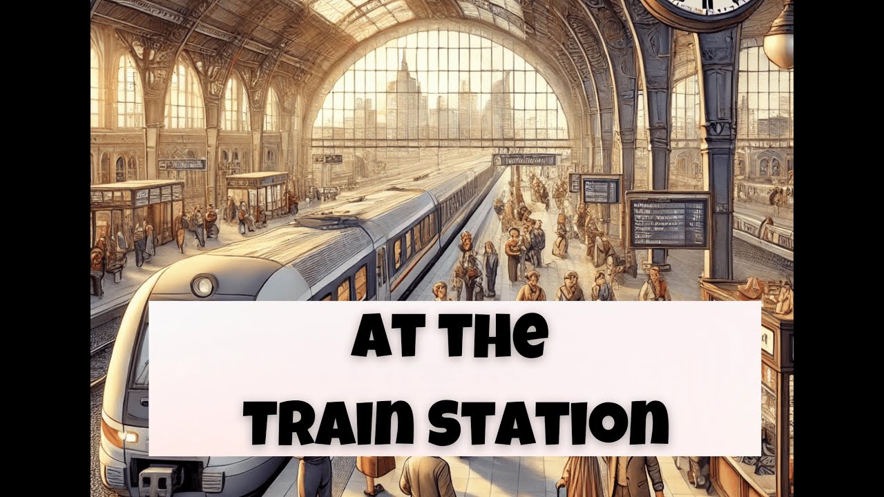At the Train Station – Fun English Rhyme for Kids! difficulty: easy ...
