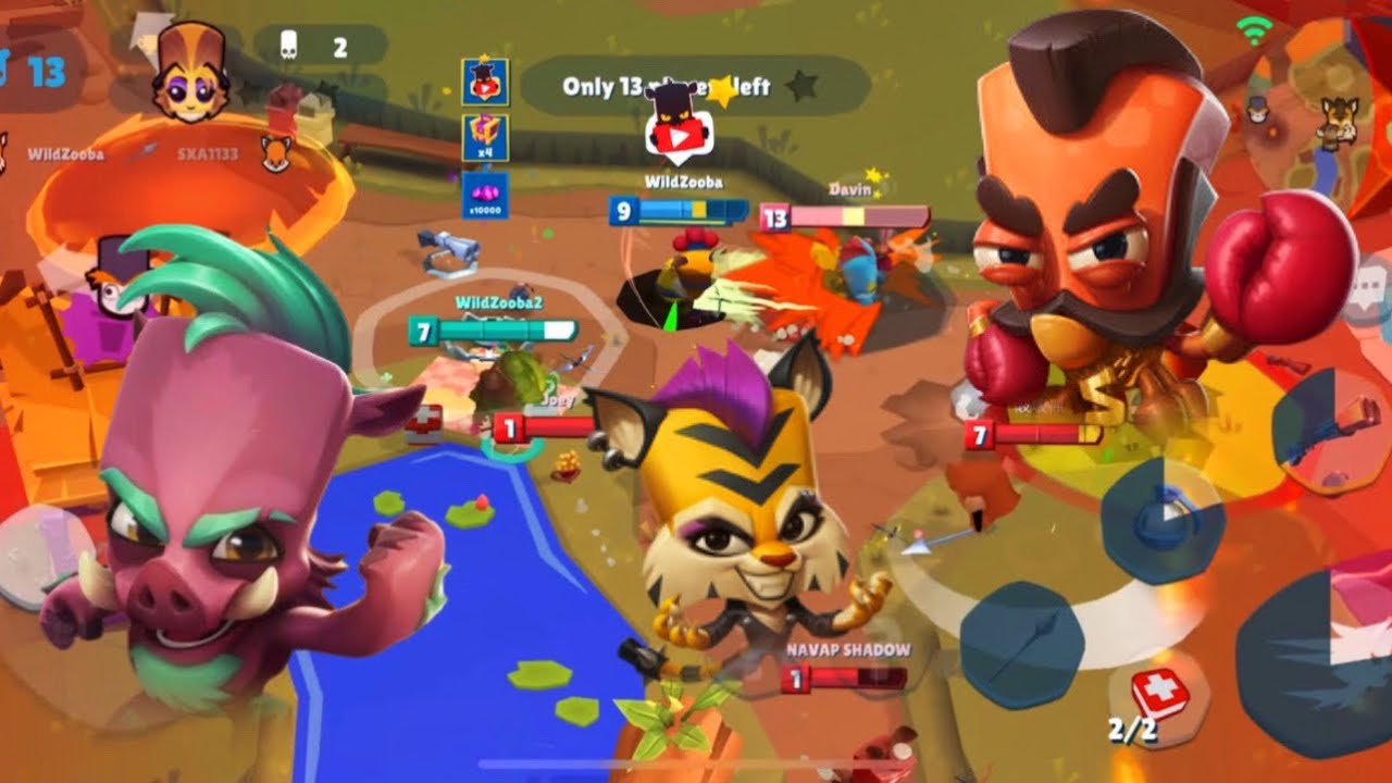 Zooba Jade Buck Fuzzy Suzy Squad Gameplay | Zooba New Update | Zooba ...