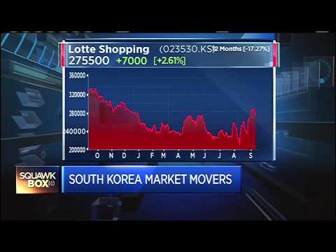 150909 CNBC ASIA Lotte Shopping 롯데쇼핑 JUNE YOON CNBC - YouTube
