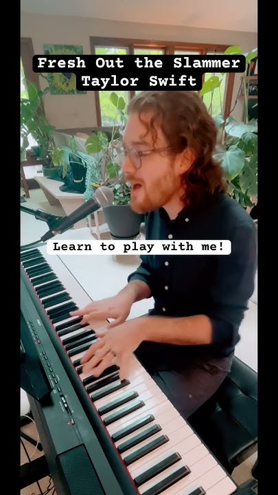 Fresh Out the Slammer #taylorswift, #pianocover learn to play TTPD ...