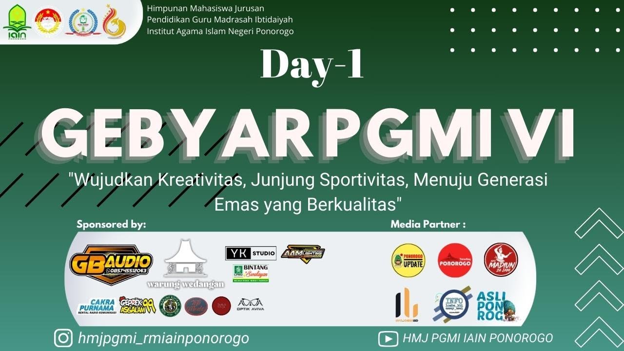 [LIVE] GEBYAR PGMI VI Day 1 │ PGMI SHOW TALENT - YouTube