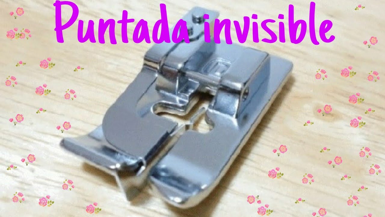 Puntada invisible en tu maquina de coser ( Brother CS6000I) - YouTube