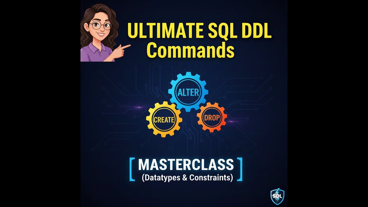 Ultimate Guide to SQL DDL — CREATE/ALTER/DROP + Data Types ...