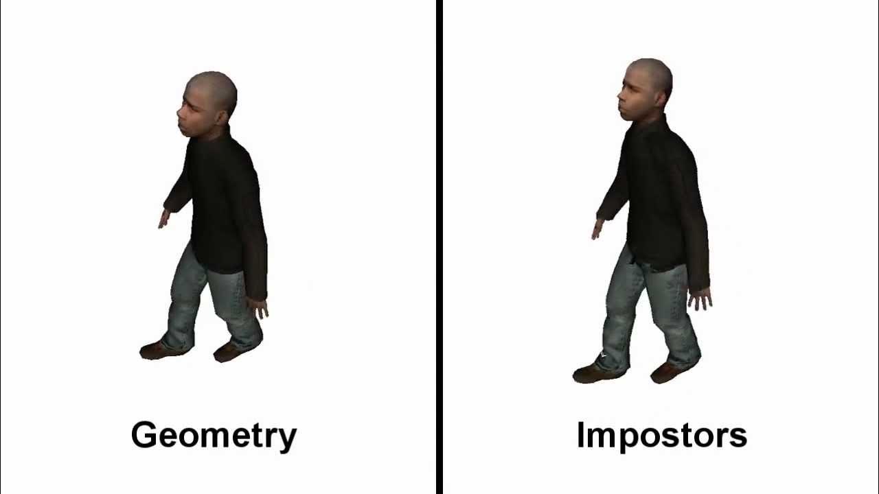 A Flexible Approach for Output-Sensitive Rendering of Animated Characters - Comparison Video ...