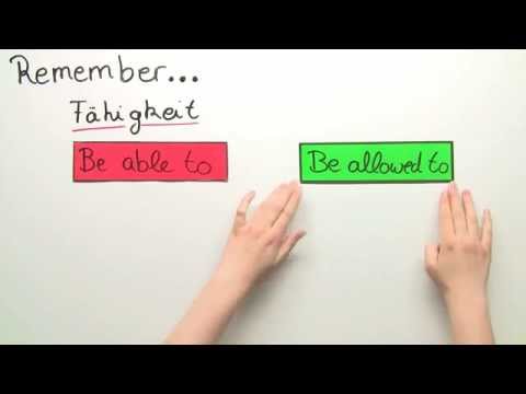Übungsvideo zu: To be able to und to be allowed to | Englisch ...