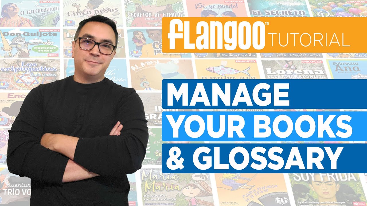 Manage Your Books and Glossary in Flangoo | Tutorial 2021 - YouTube