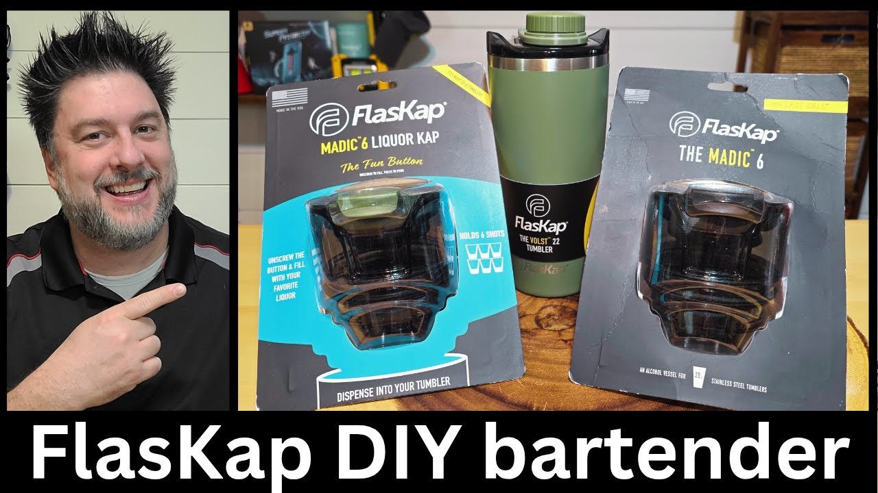 Flaskap DIY Bartender. FlasKap MADIC 6 review. - YouTube