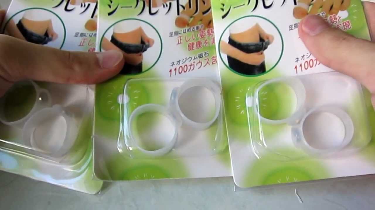 Lose weight magnetic rings from TinyDeal - YouTube