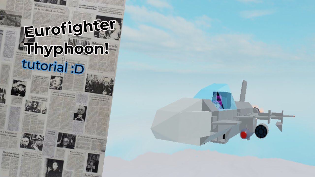 Eurofighter typhoon - tutorial plane crazy - YouTube
