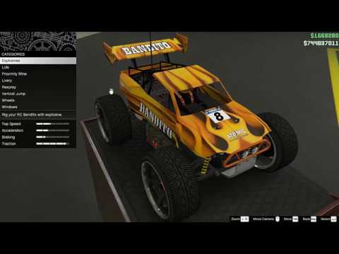 How to use a new 1,500,000 $ RC Bandito car - Gta V. - YouTube