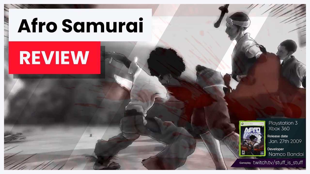 Afro Samurai Review || Xbox 360 Challenge || Game 1 of 1214 - YouTube