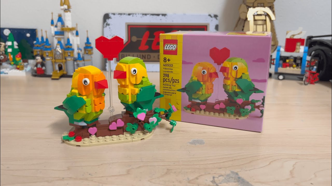 LEGO Valentine Lovebirds | 40522 | Speed Build - YouTube