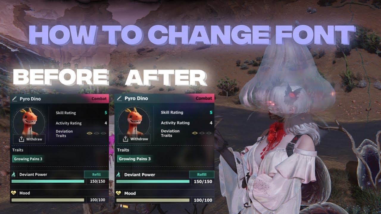 HOW TO CHANGE FONT | Once Human - YouTube