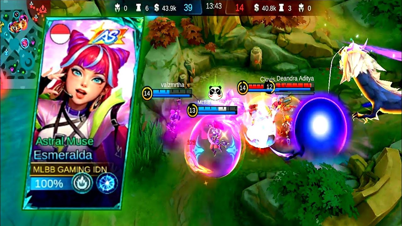 NEW SKIN! ESMERALDA ASTRAL MUSE | SOLO RANK DAY 106 | MLBB - YouTube