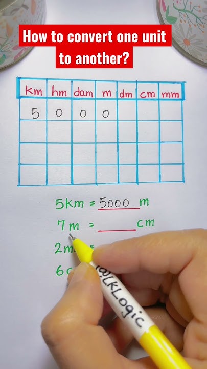 How to convert from one unit to another? - YouTube
