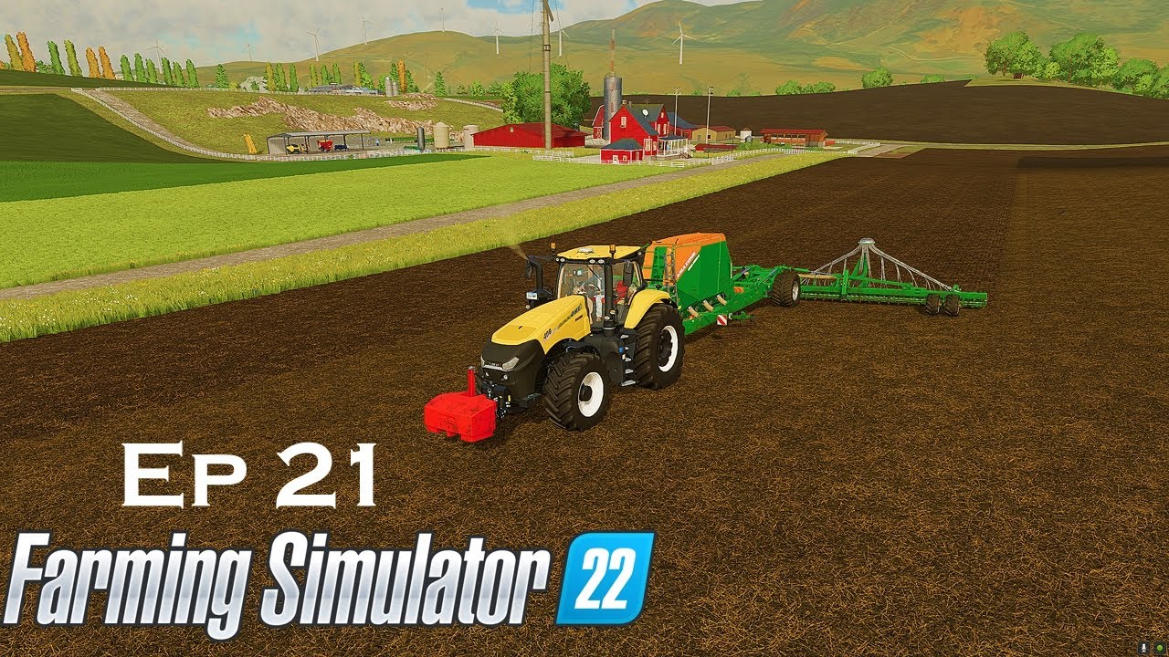 farming Simulator 22 fs22 timelapse Ep #21 west bridge hills map fs22 ...