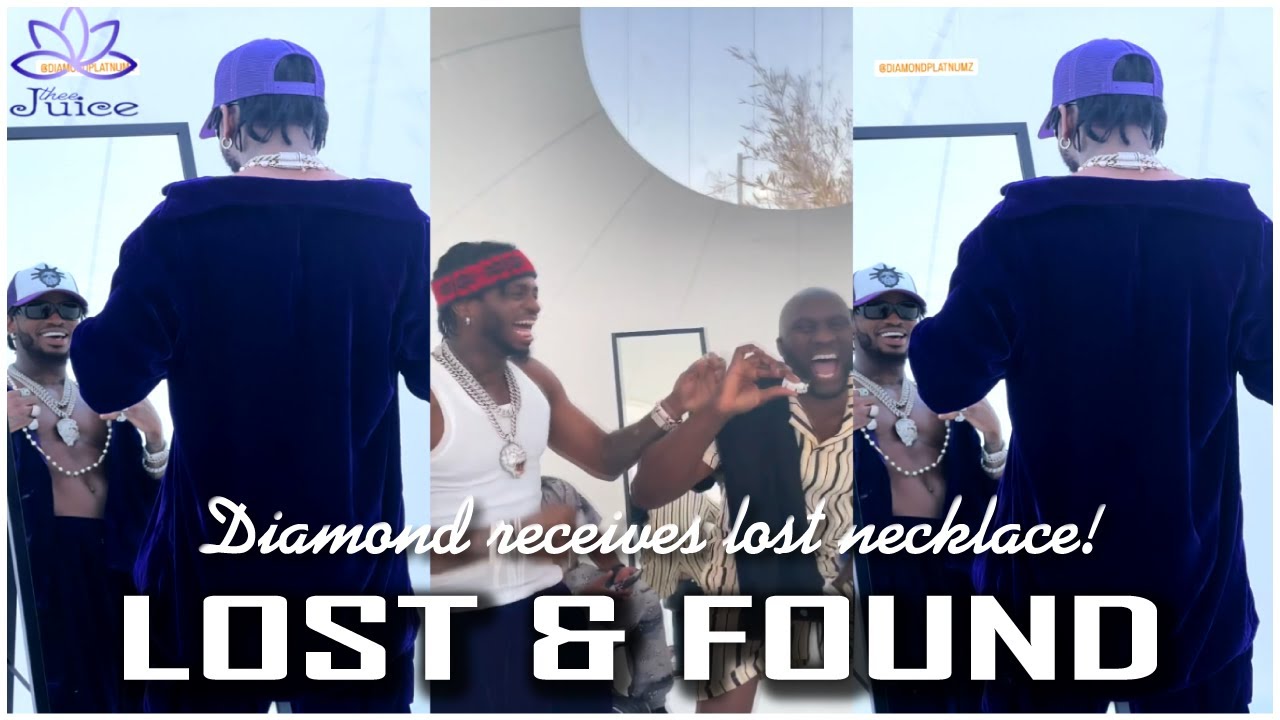 DIAMOND Platnumz Gifted Back his Lost "SIMBA" Diamond Necklace | See ...