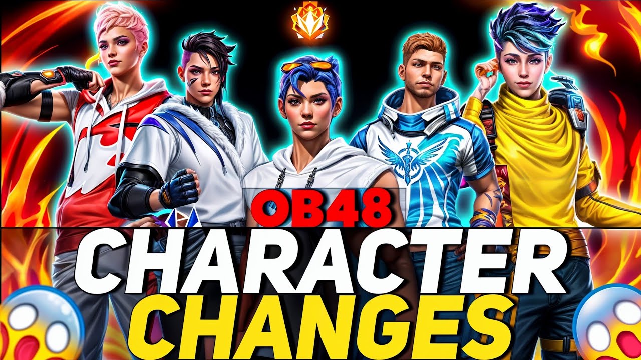 OB48 Update All 😱 Character Changes Ability In Garena Free Fire 🔥 - YouTube