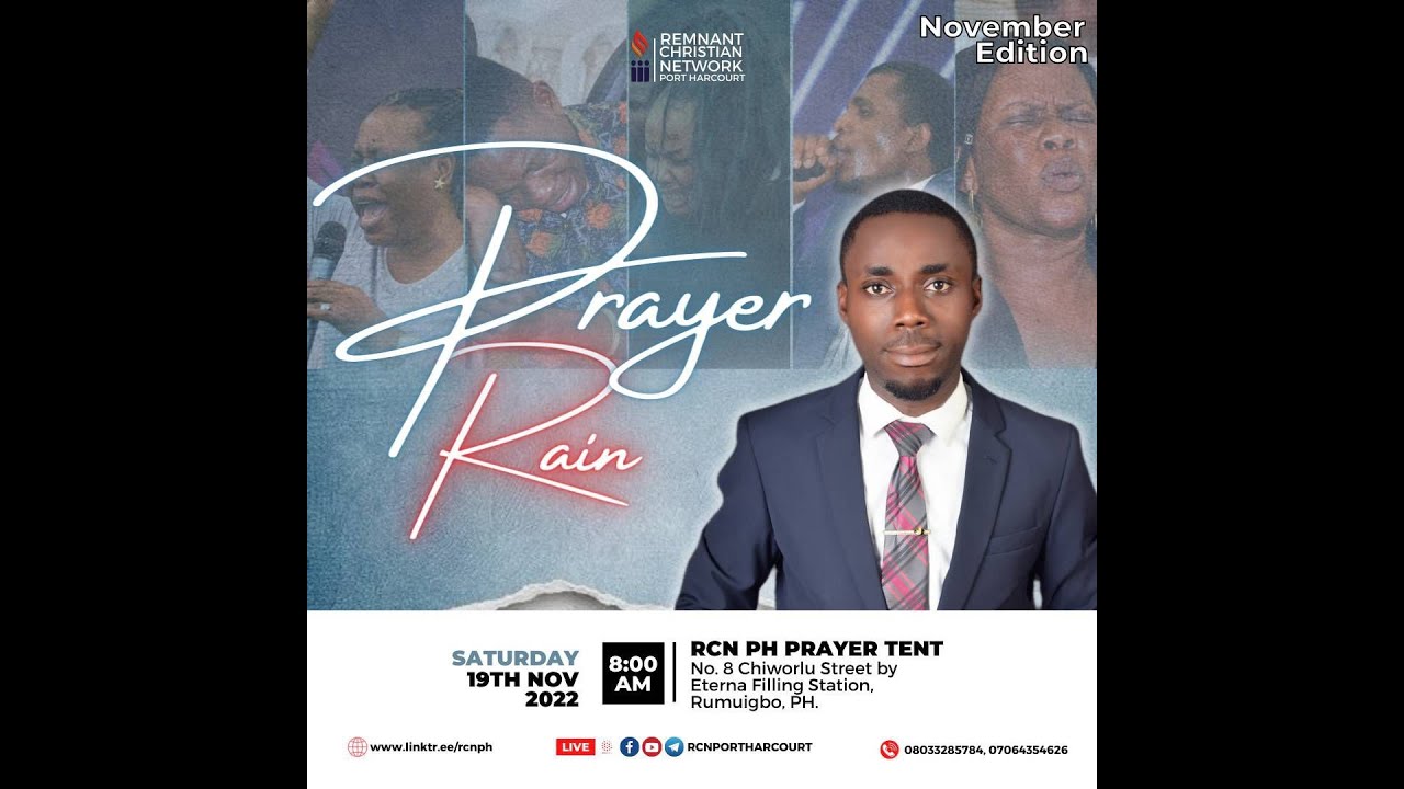 PRAYER RAIN || 19/11/2022 - YouTube