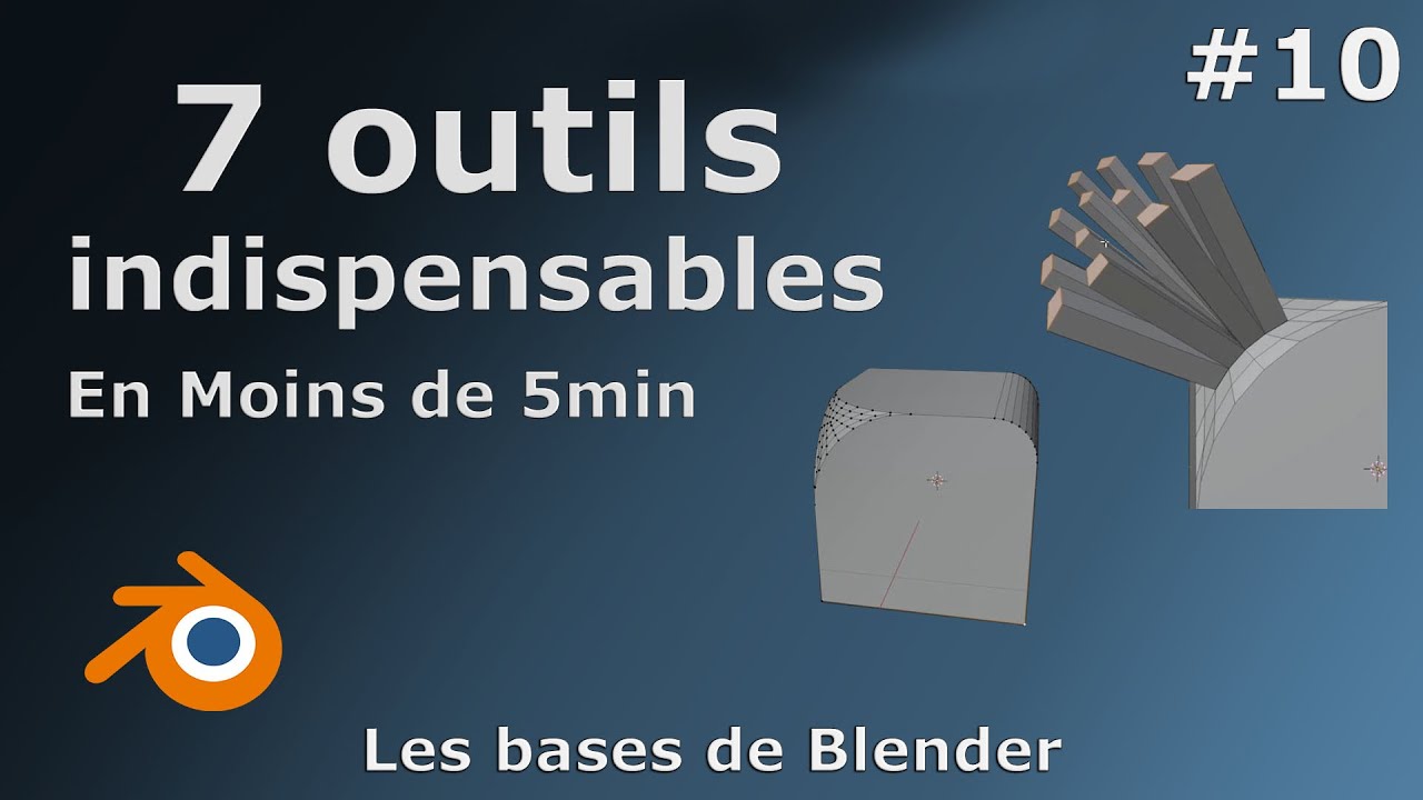 7 outils indispensables de modélisation - Les bases de Blender [TUTO Blender] #10 - YouTube