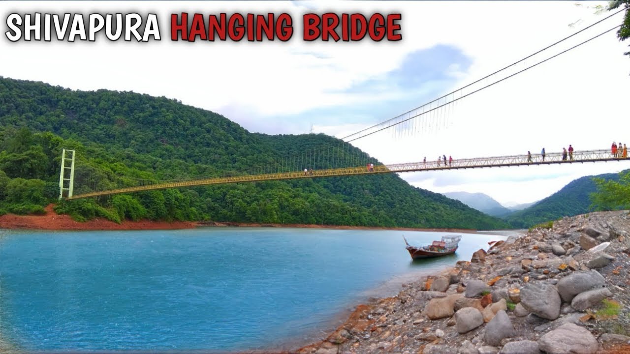 Shivapura Hanging Bridge 😱 Must Visit 😨 Yellapur Tourism ...