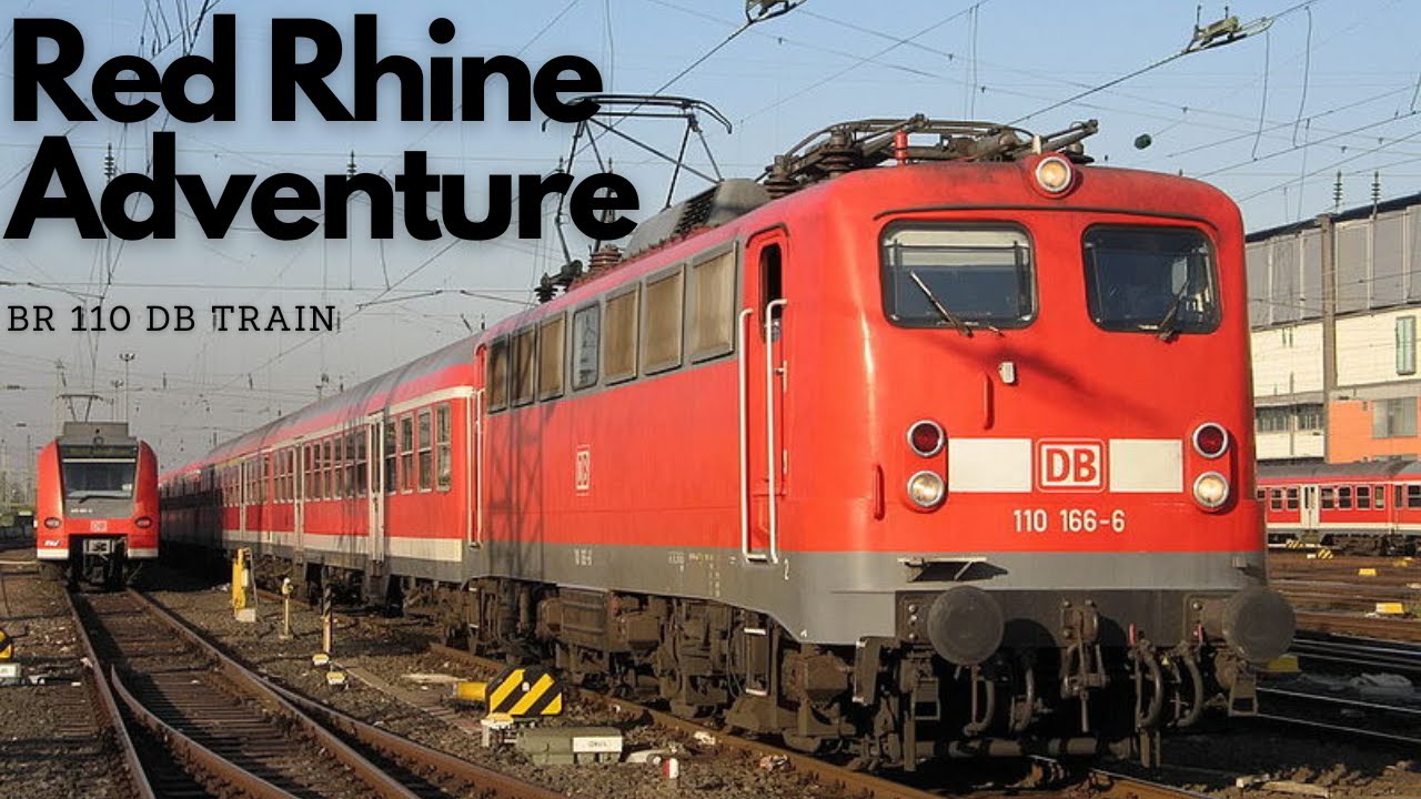 Red Rhine Adventure: BR 110 DB Train Takes on the Scenic Linke ...